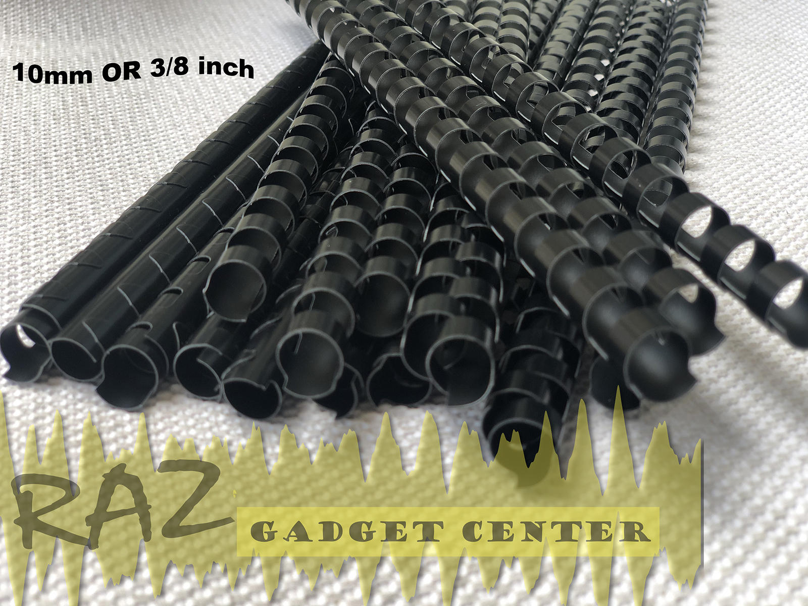 10 piece bundle A4 SIZE (21 holes) plastic ring binder 10mm / 12mm ...