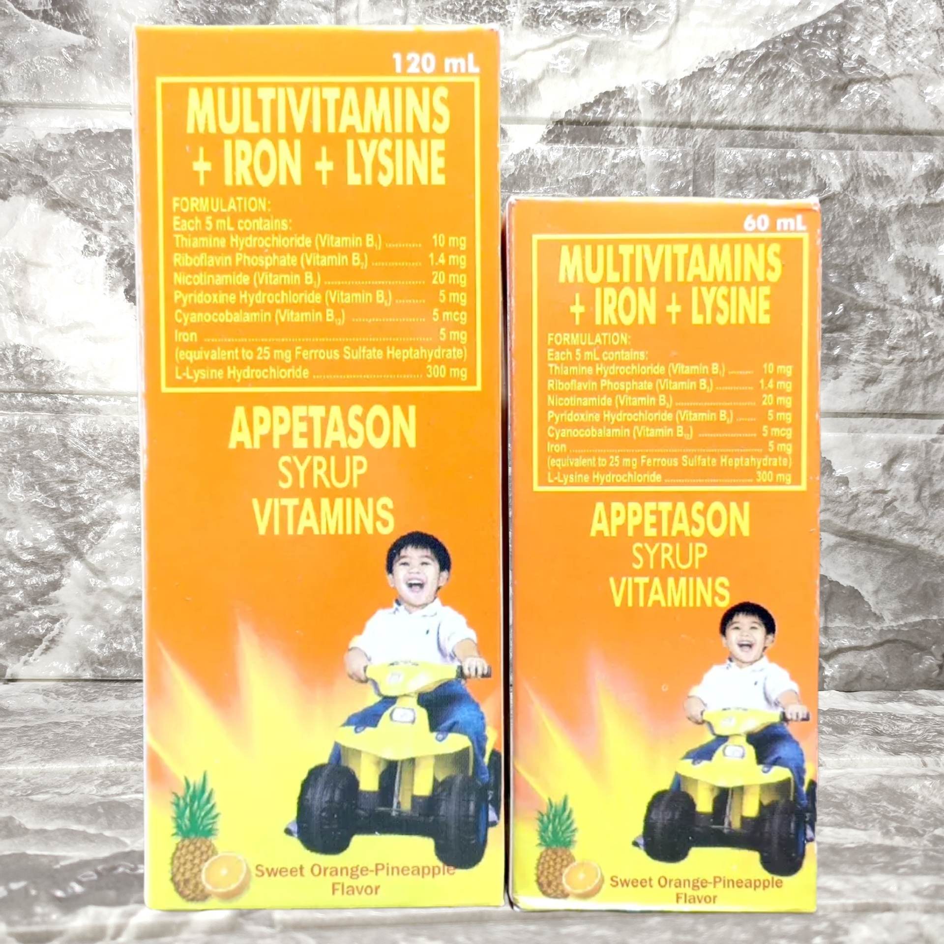 APPETASON Syrup (Vitamins + Iron + Lysine) 60mL / 120mL syrup | Lazada PH