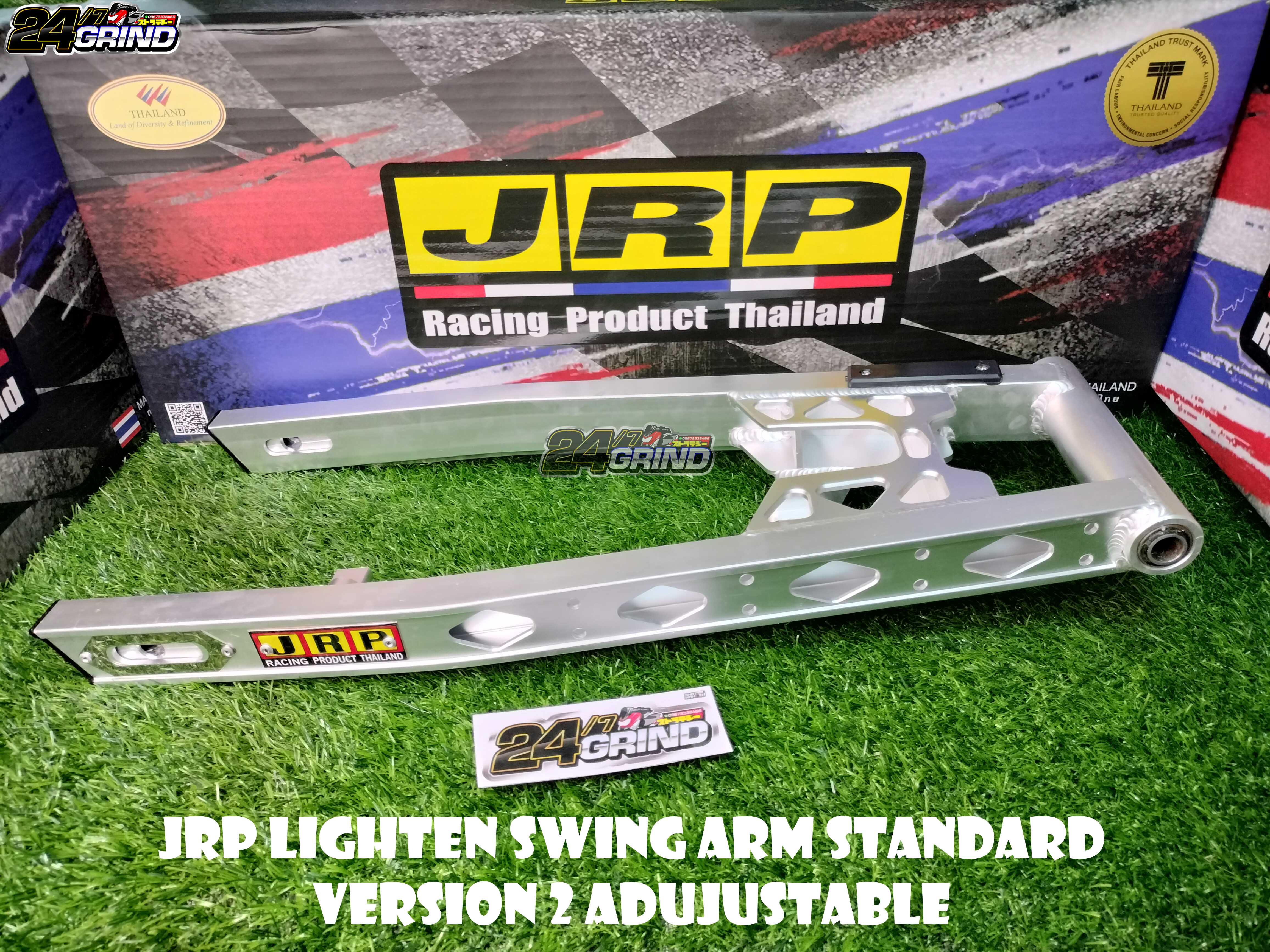 JRP LIGHTEN SWING ARM SUZUKI RAIDER 150 STANDARD DIAMOND CUT V2 ...
