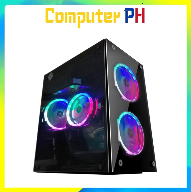 YGT Y-288 Tempered Glass Gaming PC/ Desktop Case M-ATX / MINI-ITX ...