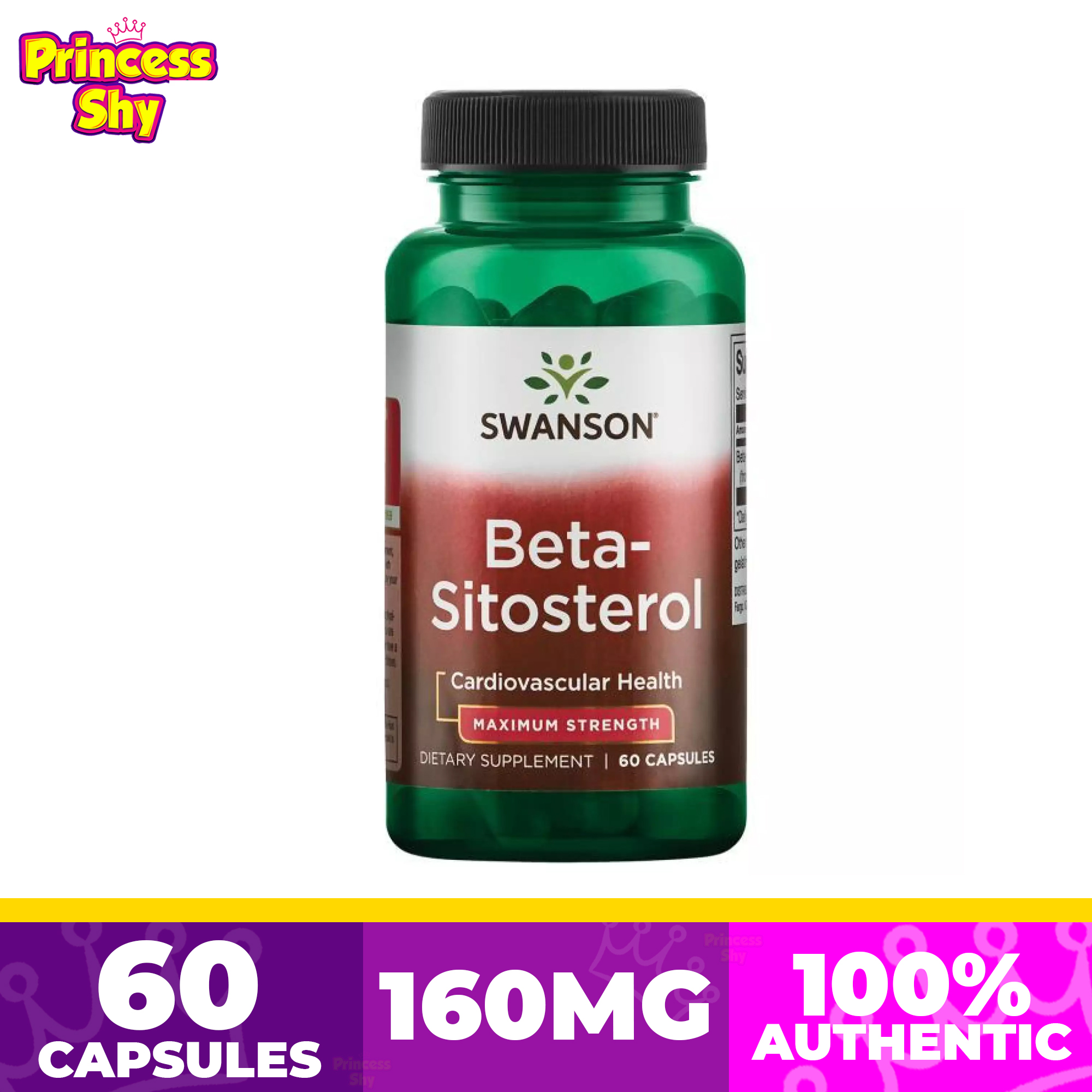Swanson Beta-Sitosterol Maximum Strength 160mg 60 capsules | Lazada PH