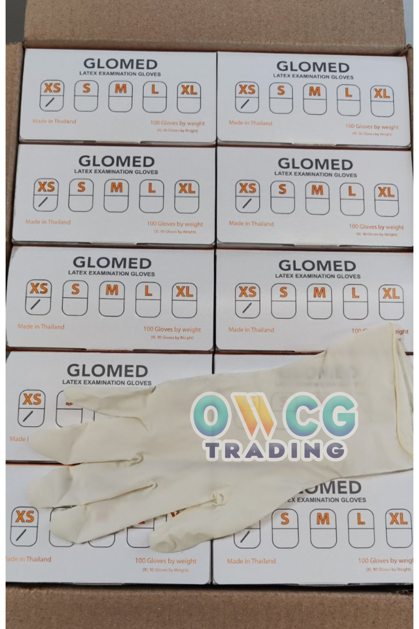 GLOMED SLIM Latex Examination Gloves Xsmall, Medium, Large | Lazada PH