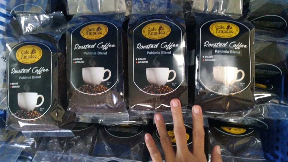 Cafe Amadeo Pahimis Blend Roasted Coffee Blend Ground or Beans Plastic ...