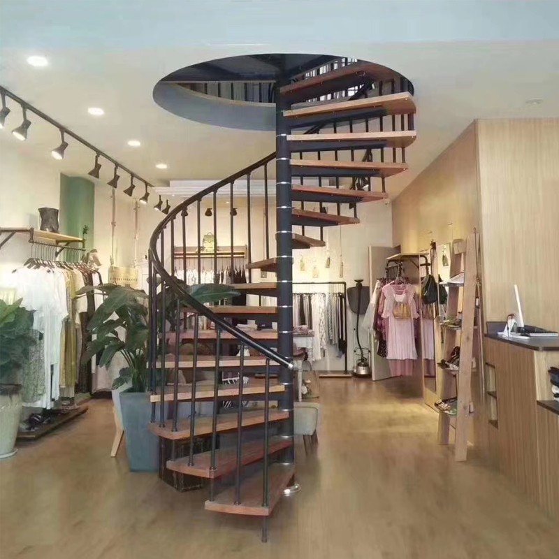 Spiral Stairs Indoor Attic Telescopic Stairs Integral Compound Villa ...