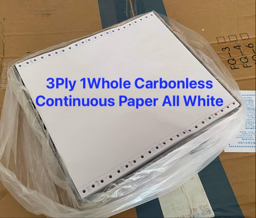 3Ply Carbonless Continuous Form Paper 1Whole 500Sheets 166Sets 9.5inch ...