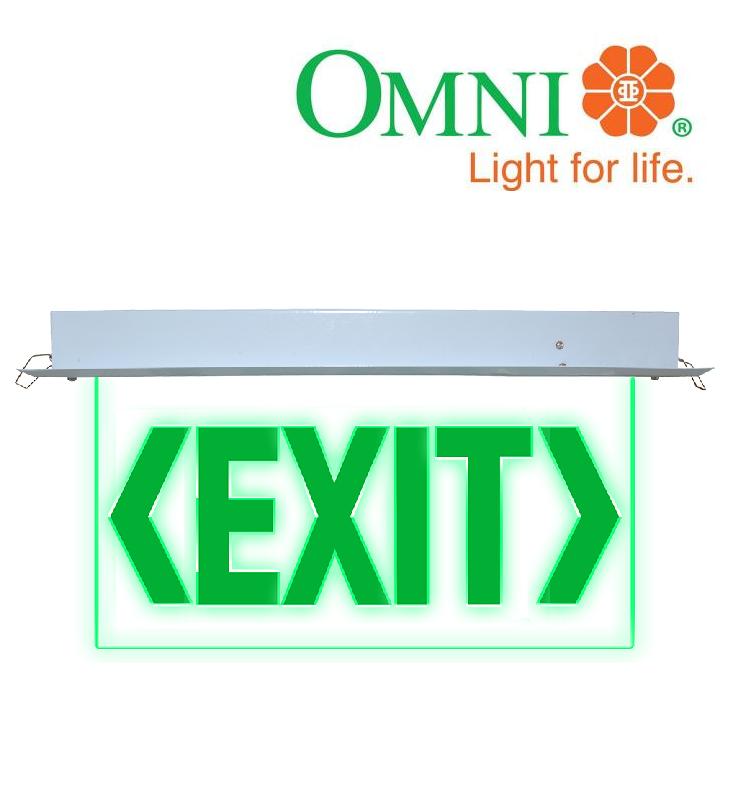 OMNI LED Exit Sign Right Arrow Single Face LED/X-300/D | Lazada PH