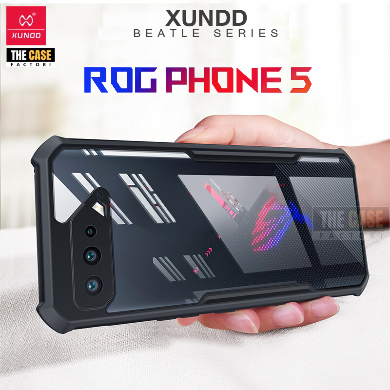 Xundd [ORIGINAL] Beatle Clear Hybrid Shock Proof Armor Case for Asus ROG Phone 5 / ROG Phone 5s ...