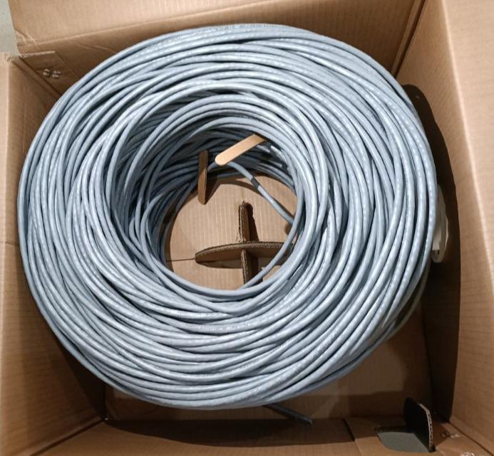 305M Dahua UTP Cat6 Pure Copper 305M Grey Ethernet Cable Lan Cable ...