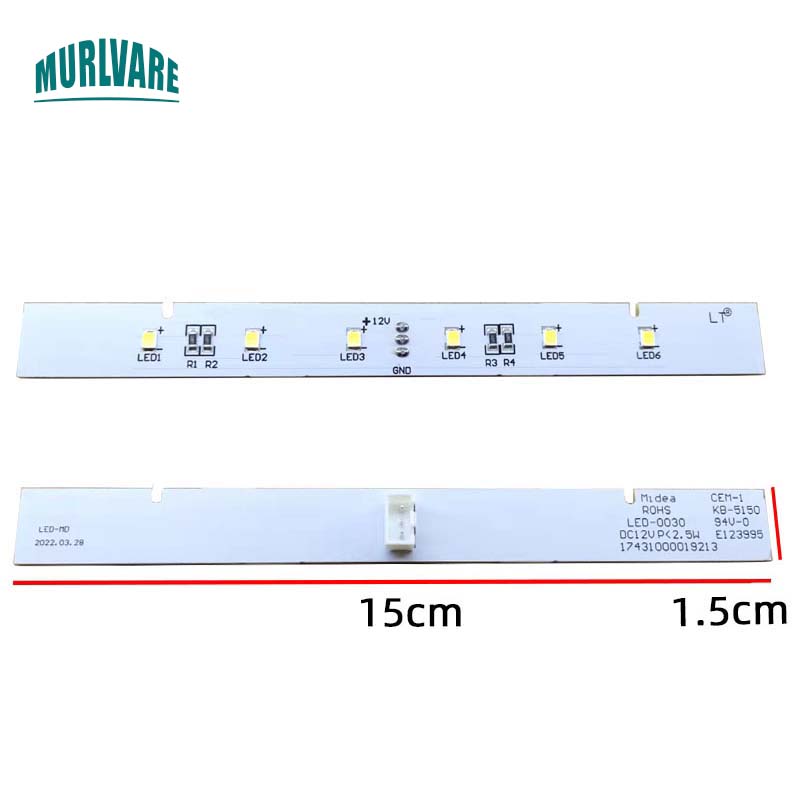 E123995 17431000019213 Refrigeration Lighting LED Strip 12V 6 Lights ...
