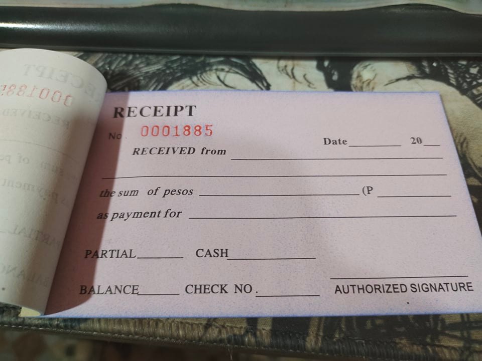 Acknowledged Receipt Official carbonized quality paper | Lazada PH