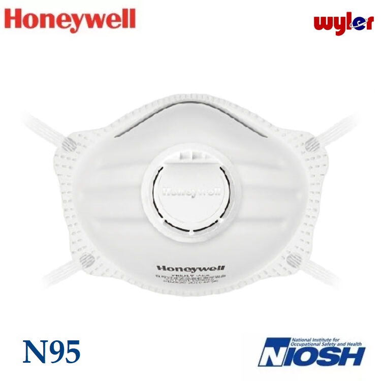 10 PCS Honeywell H801V PLUS N-95 mask w/ Valve Particulate Respirator ...