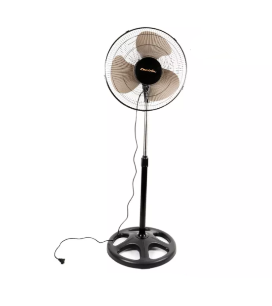 AIXPI Basics Oscillating 3 Petal Blade Standing Pedestal Fan Centrix 16 ...