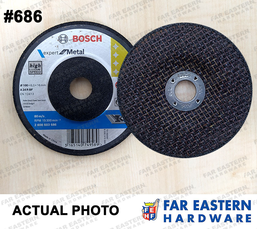 BOSCH Grinding Disc 4" for Angle Grinder Sold Per Piece RBAC | Lazada PH