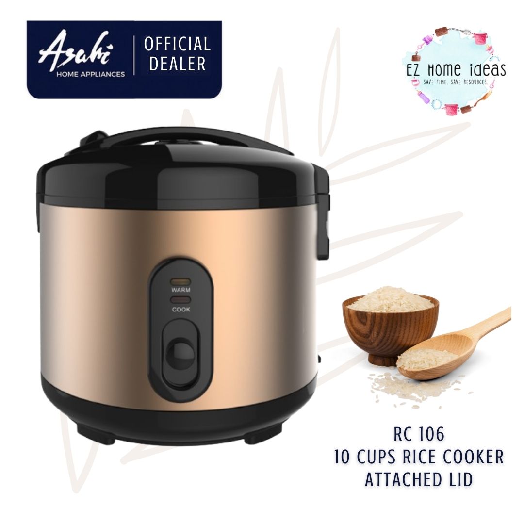 ASAHI Bronze Metallic Rice Cooker 8 CUPS and 10 CUPS | Lazada PH