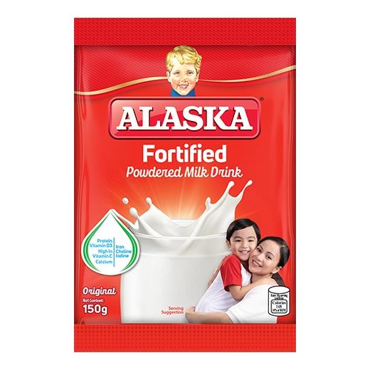 Milk powder Alaska Fortified Powdered Milk Drink Sachet 150g | Lazada PH