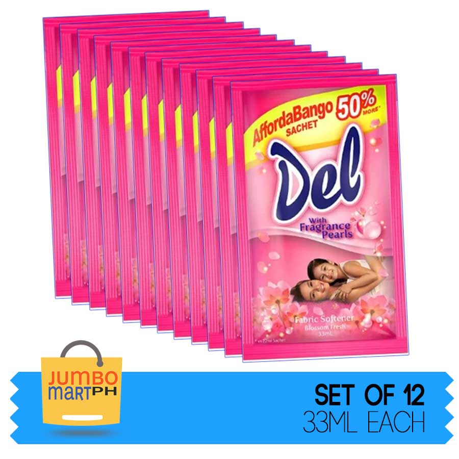 DEL BLOSSOM FRESH FABRIC CONDITIONER 33ML / SET OF 12 | Lazada PH