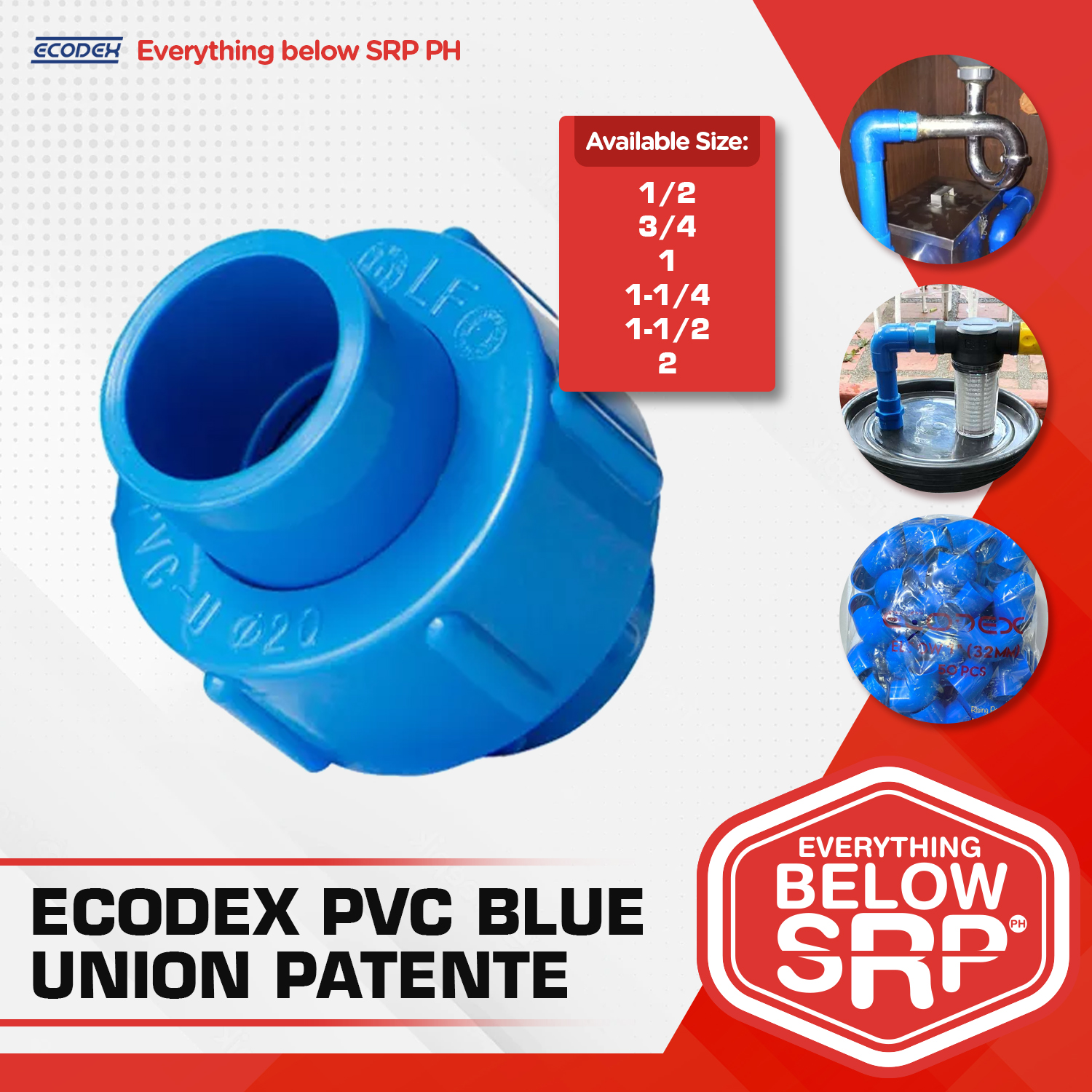 ECODEX PVC Blue Union Patente | Lazada PH