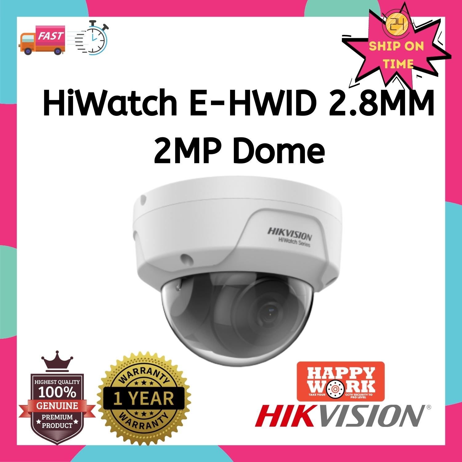 Hikvision HiWatch E-HWID 2.8MM 2MP Dome IPCAM | Lazada PH