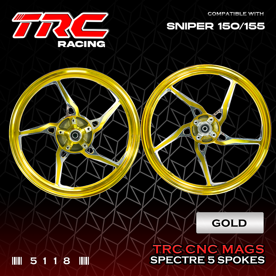 TRC CNC Mags Spectre 5 Spokes 1.6 x 1.6 x 17 Malaysian Concept Sniper ...