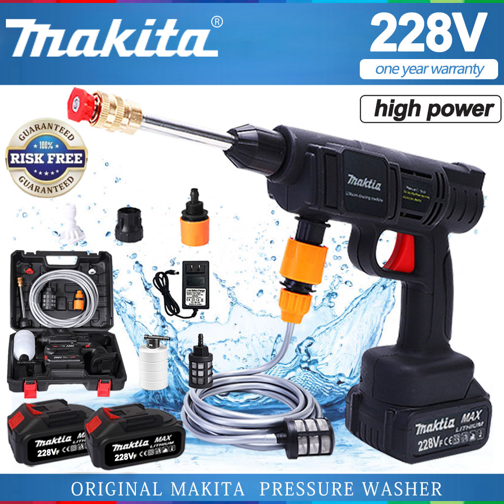 Japan Original Pressure Washer Wireless Car Washer 168V Rechargeable ...