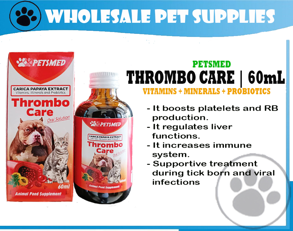 Petsmed THROMBO CARE | 60mL | Lazada PH