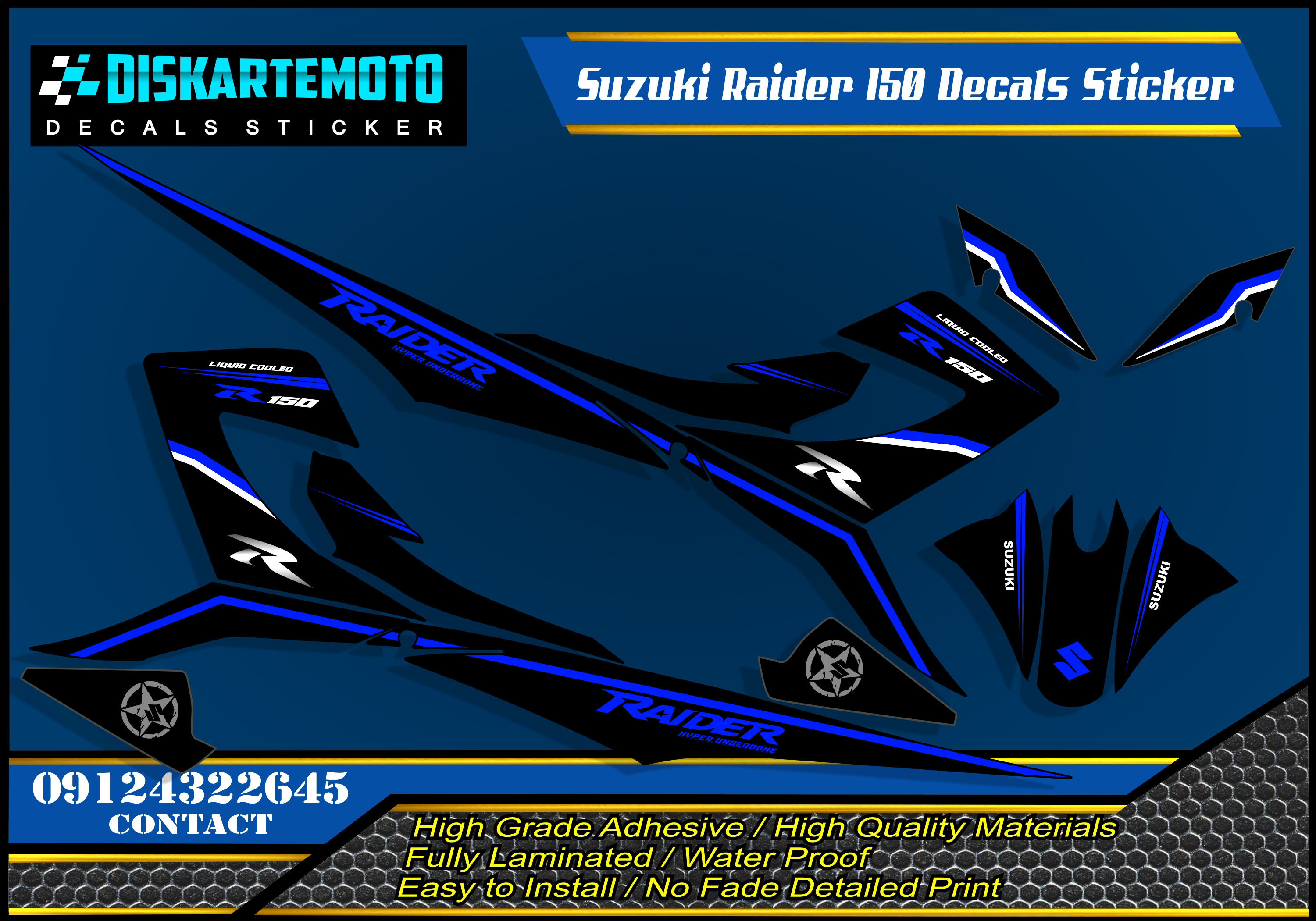 Raide 150 Carb,Reborn Sticker Decals | Lazada PH