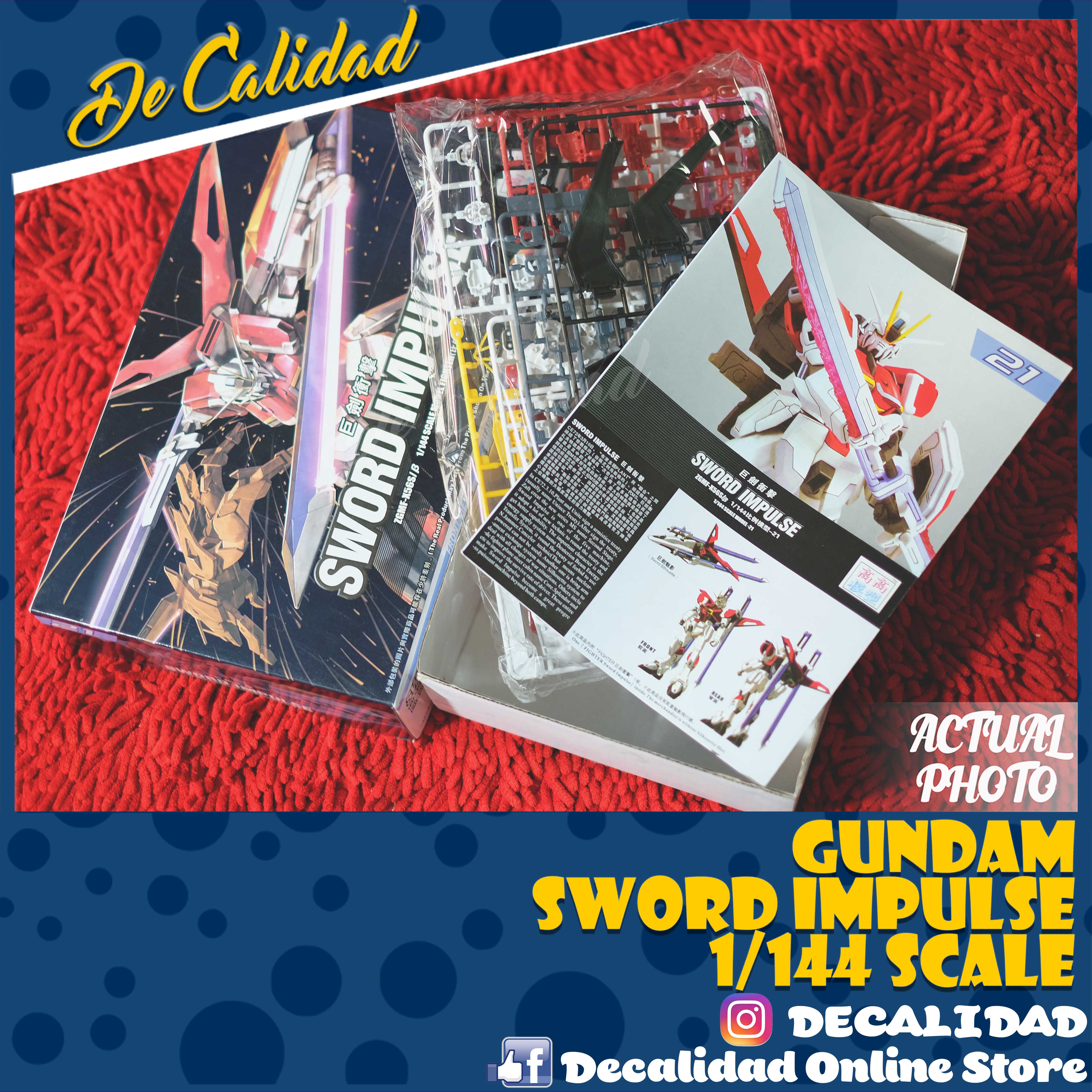 HG Sword Impulse High Grade 1/144 Scale Model Fighter Kit | Lazada PH