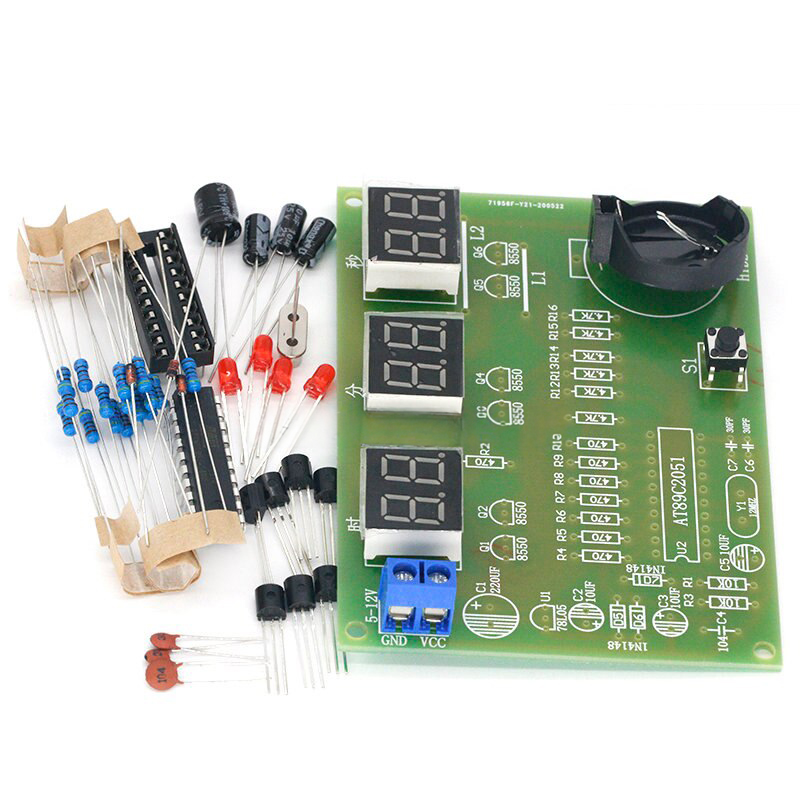 6-digit Digital Clock Production Kit Digital Clock Electronic ...