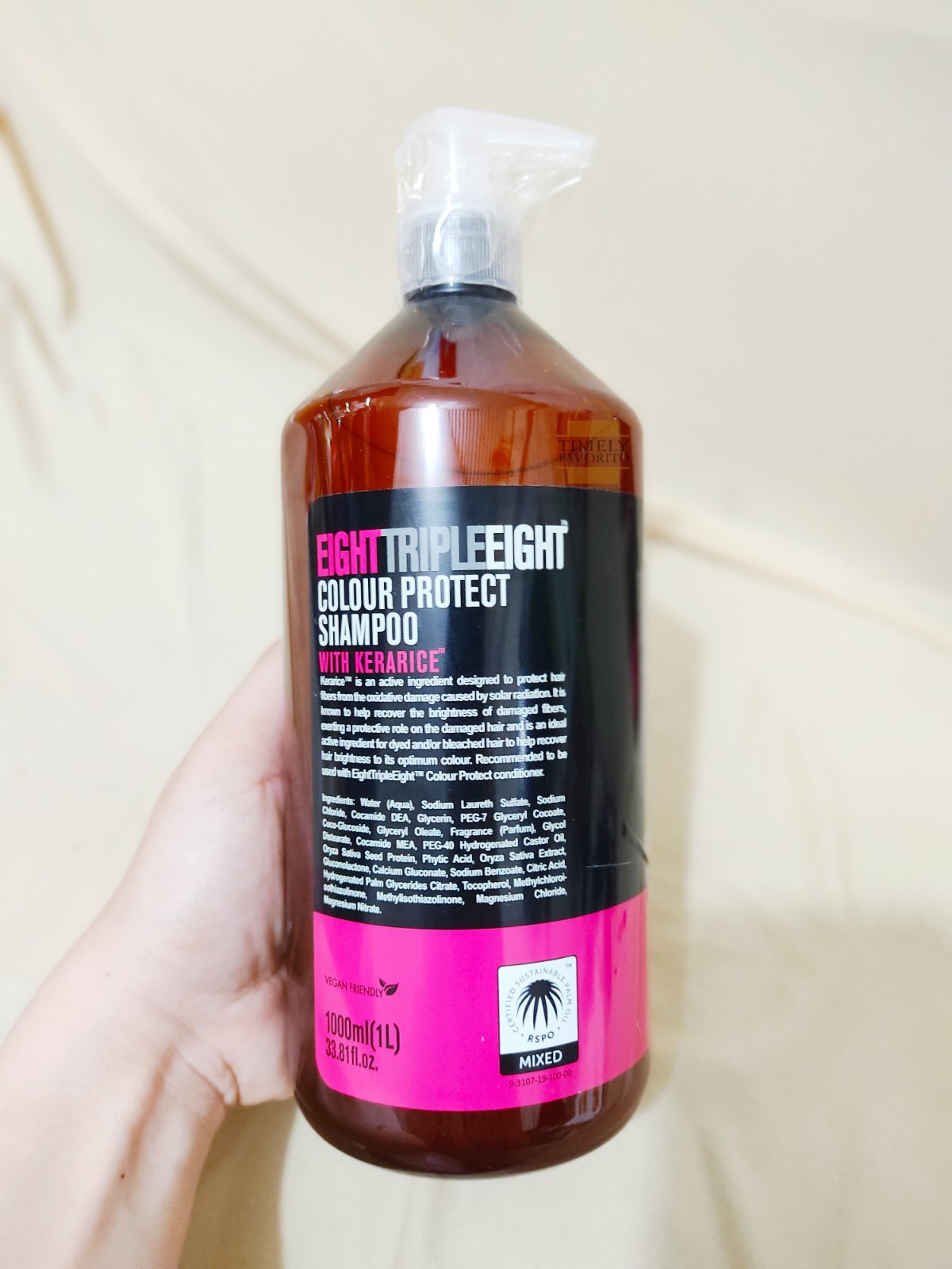 Eight Triple Eight Color Protect Shampoo/Conditioner 1L | Lazada PH