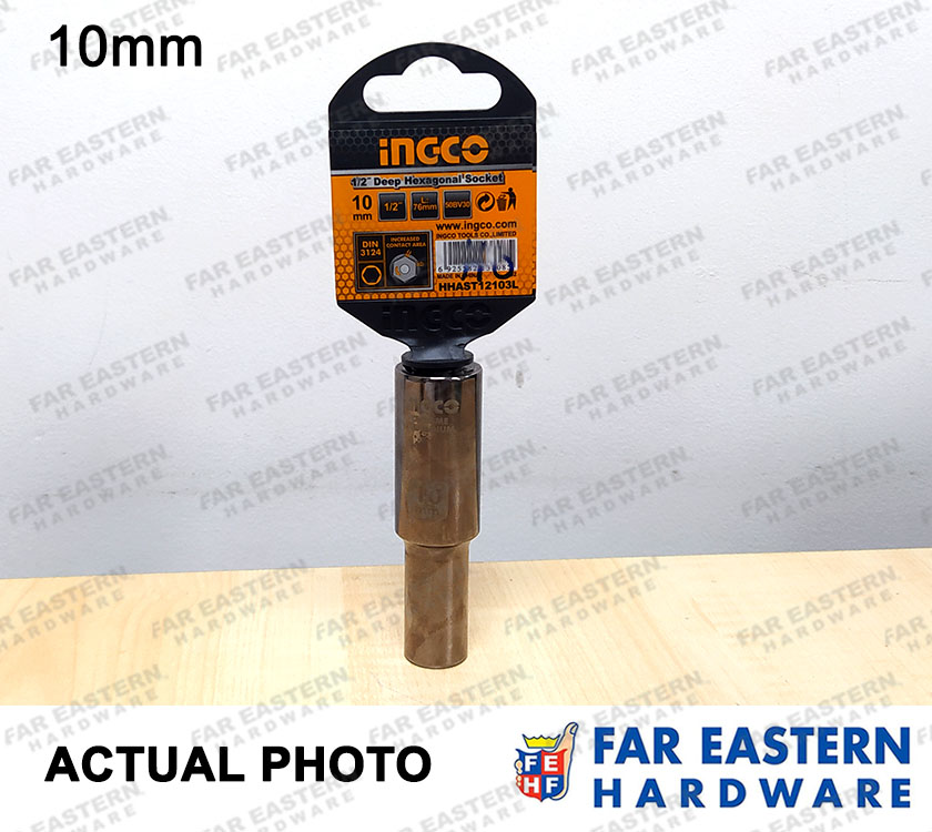 INGCO Deep Hex Socket Wrench 1/2" Drive 6 Point INHT | Lazada PH