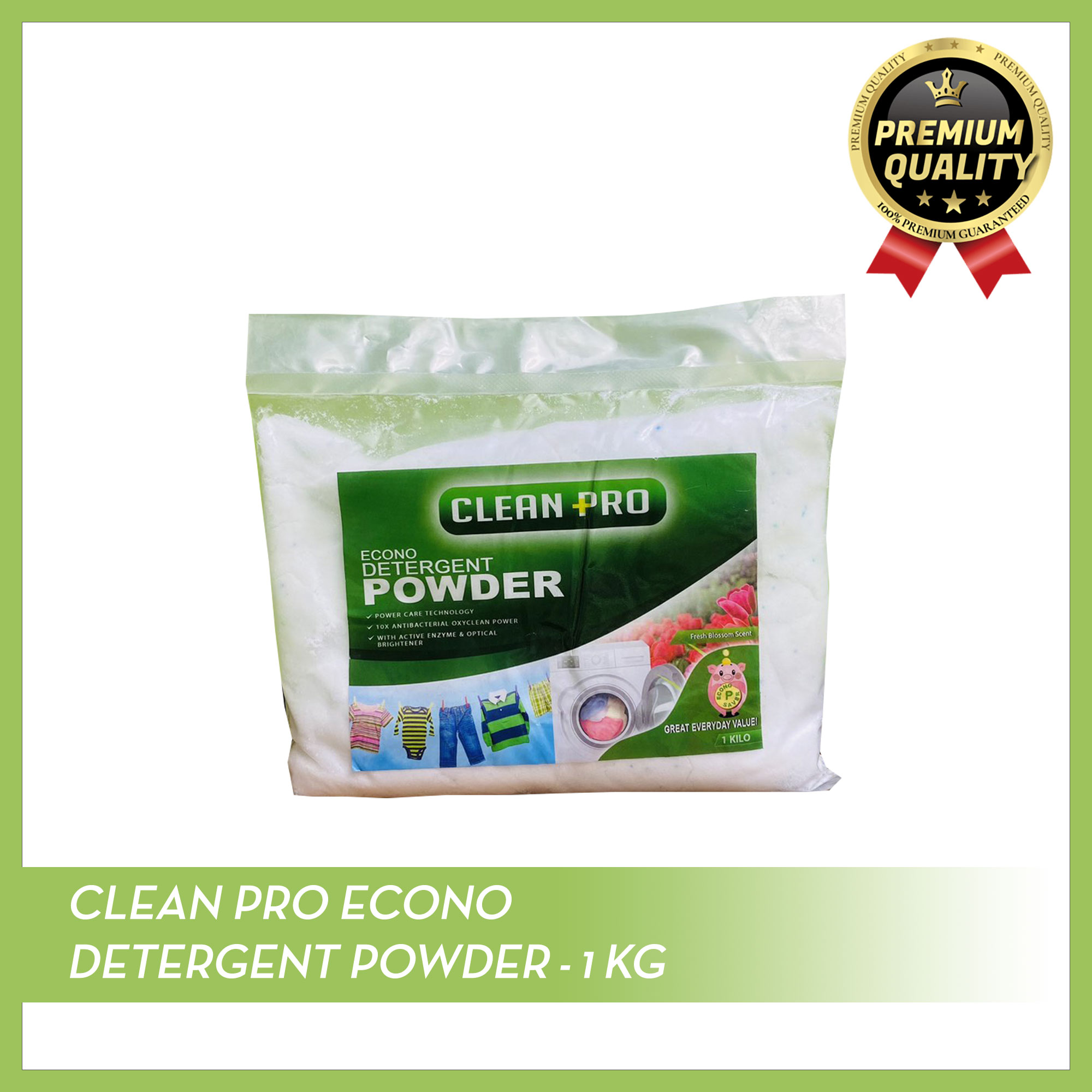 Clean Pro Econo Detergent Powder Fresh Blossom Scent 1kg | Lazada PH