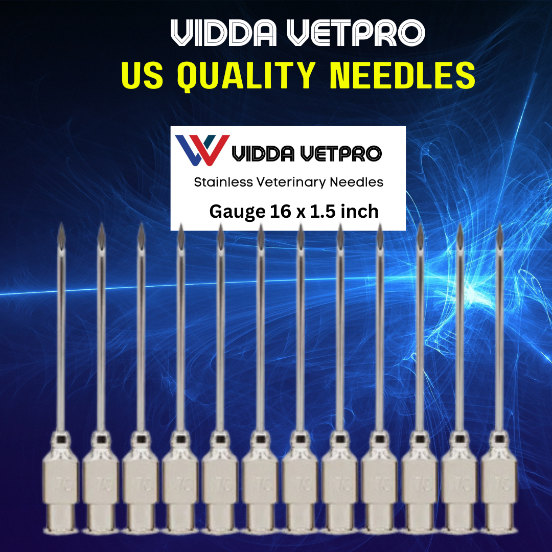 1 Dozen Vidda VetPro Stainless US Quality Needles Stainless Steel ...