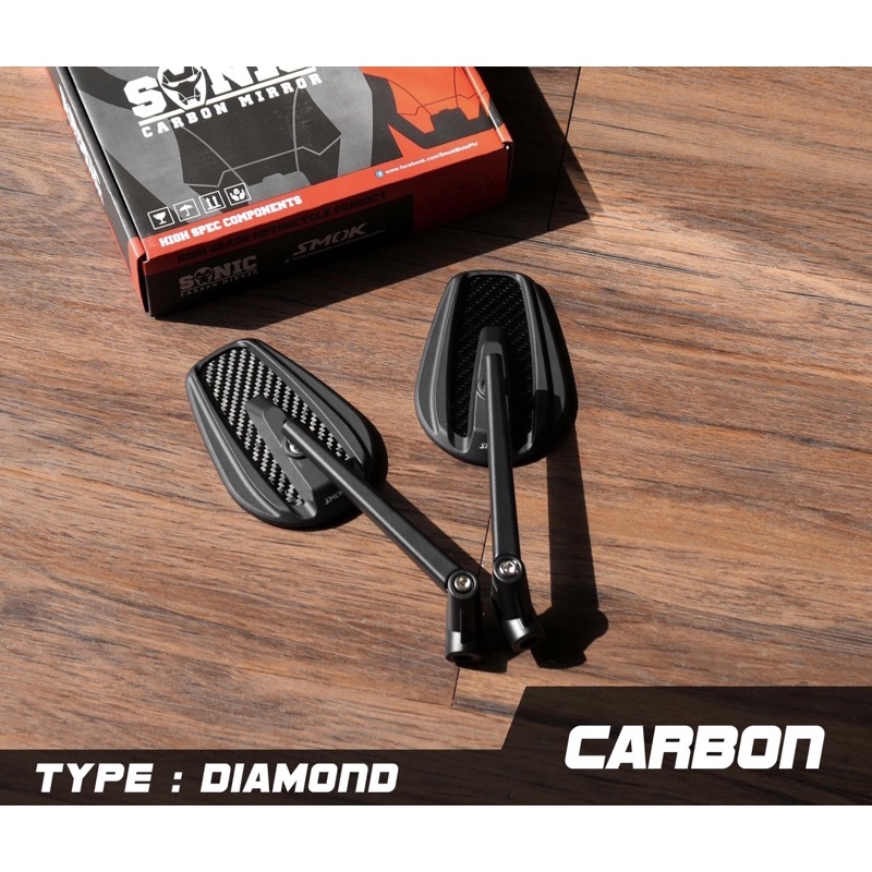 ღSmok Sonic Carbon Universal Side Mirror (rounddiamond) | Lazada PH