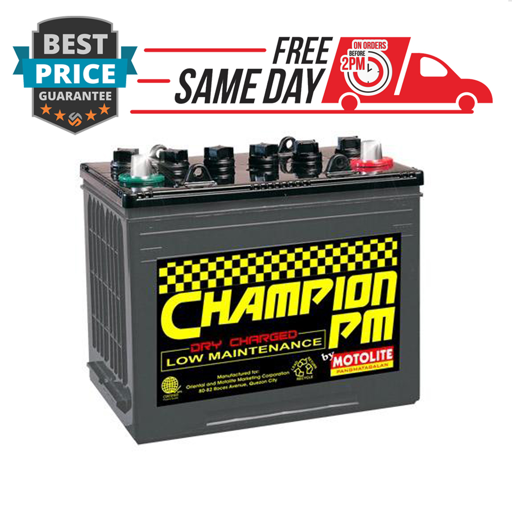 Motolite Champion 3SM / N70 Maintenance Free Car Battery (12mos ...