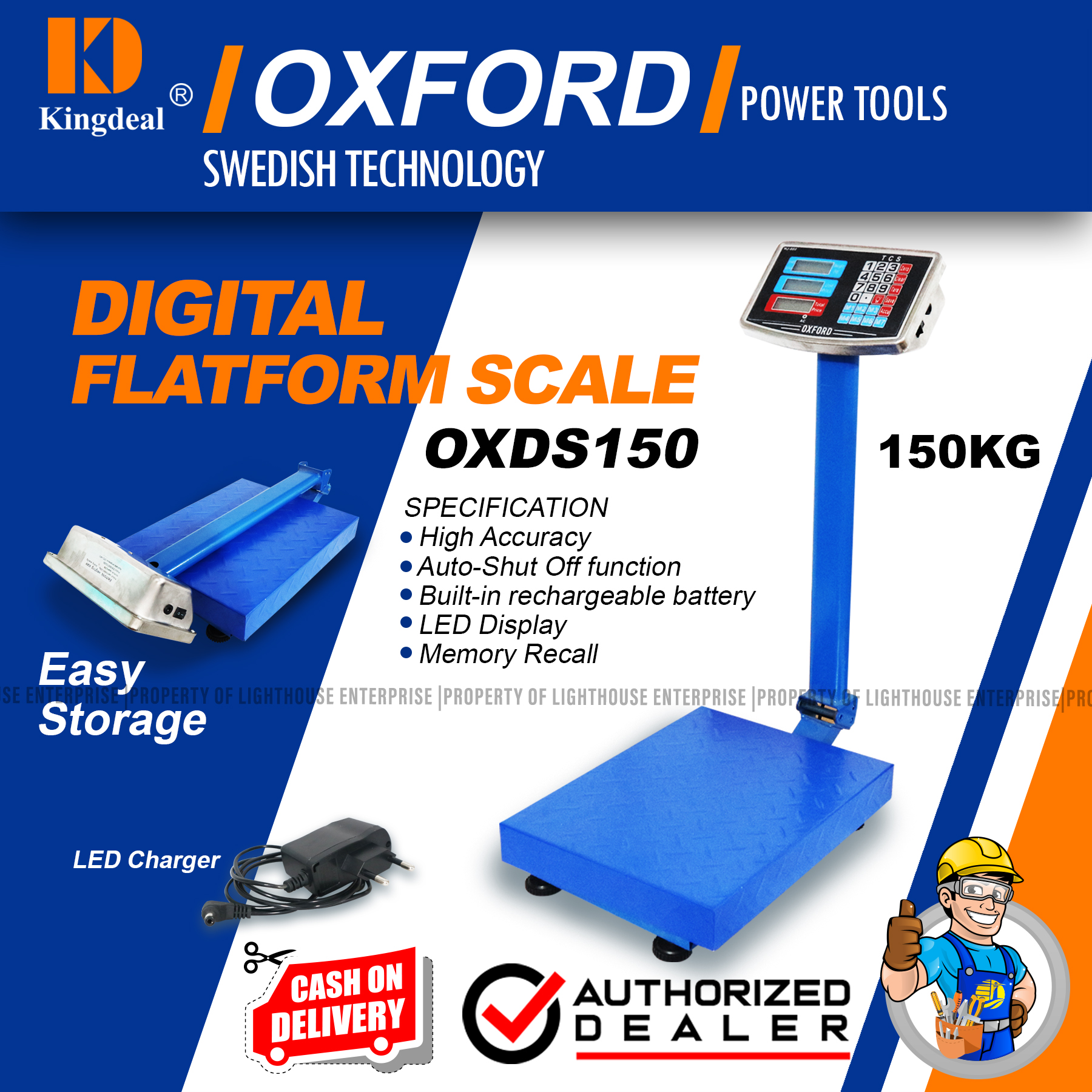 OXFORD 150kg High Accuracy Digital Electronic Scale / Digital Weighing ...