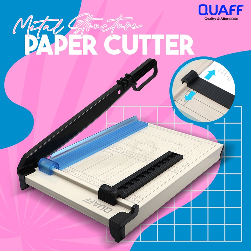 Easyprint QUAFF Paper Cutter Metal Structure A4 Size with Adjuster ...