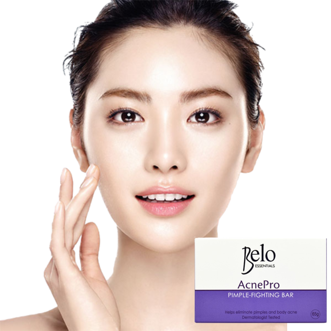 💯MEGASALE🔥Belo Acne Pro Pimple-Fighting Bar 65g 🔥Eliminates pimples and ...