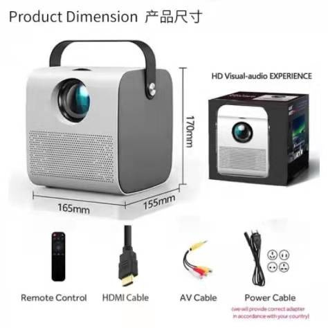 Android Version Q3 Projector Portable Smart Mini 4K Full HD 1080P ...