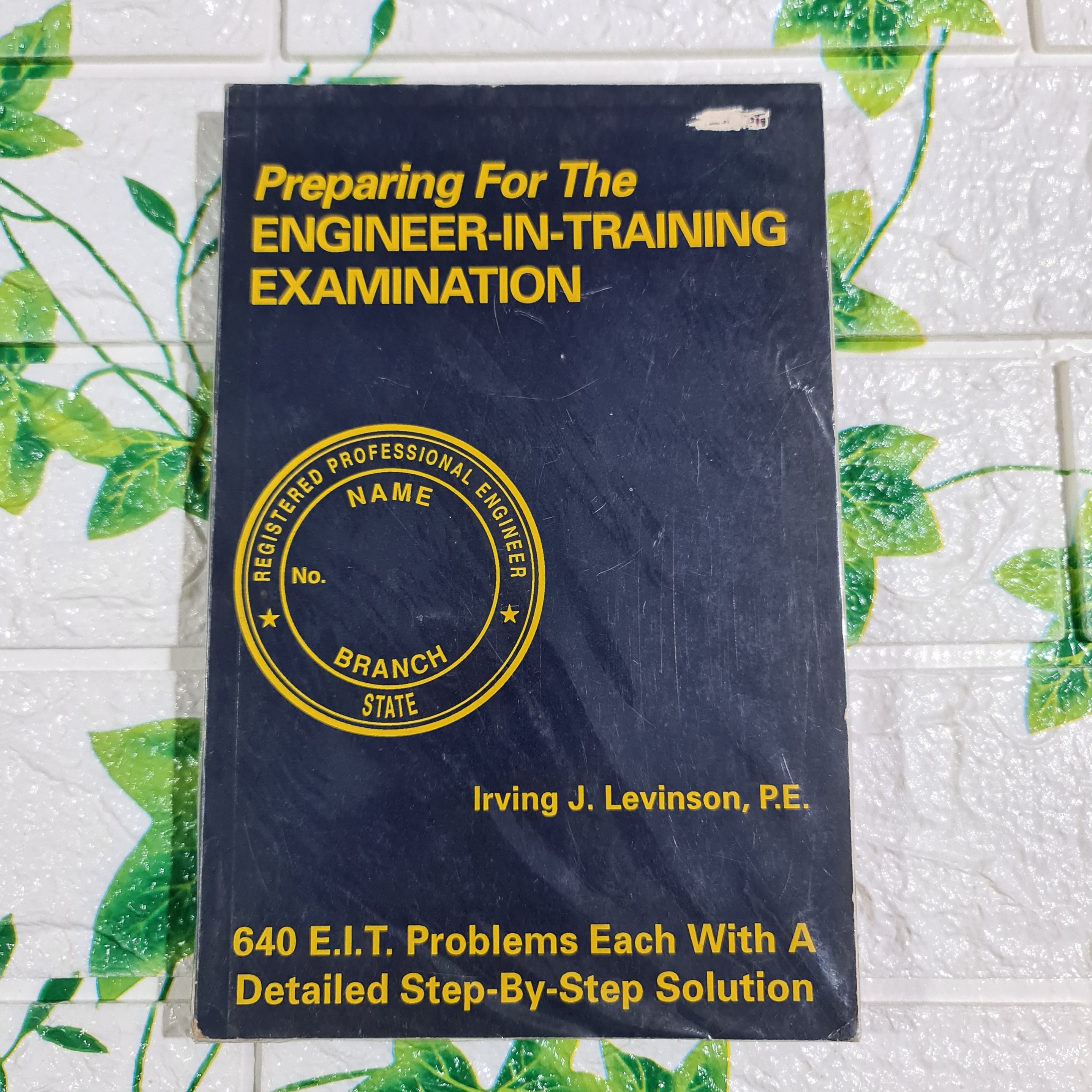 Preparing for the Engineer-in-Traning Examination By: Levinson | Lazada PH