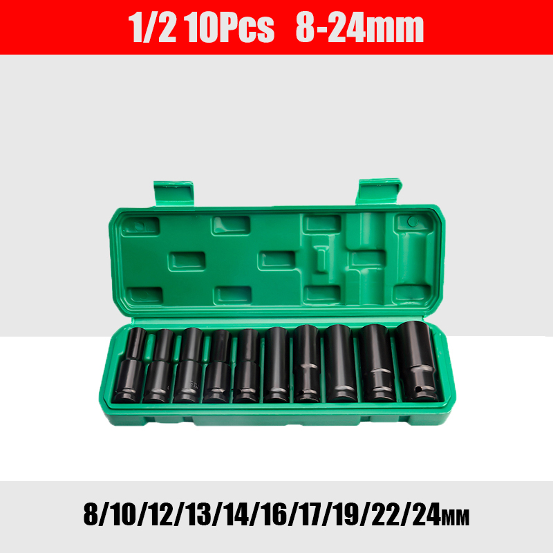 20pcs 1/2 inch Socket Tools Set Impact Wrench Socket Set | Lazada PH