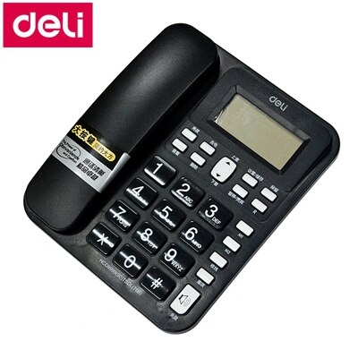 Deli 788 seat type telephone set corded telephone caller ID display and ...