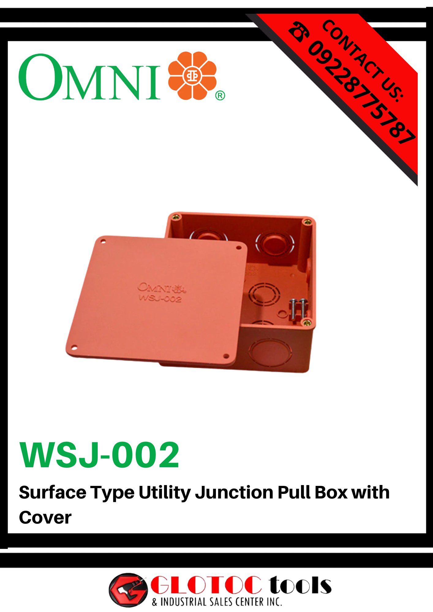 OMNI Surface Type Utility Junction Pull Box with Cover WSJ-002 | Lazada PH