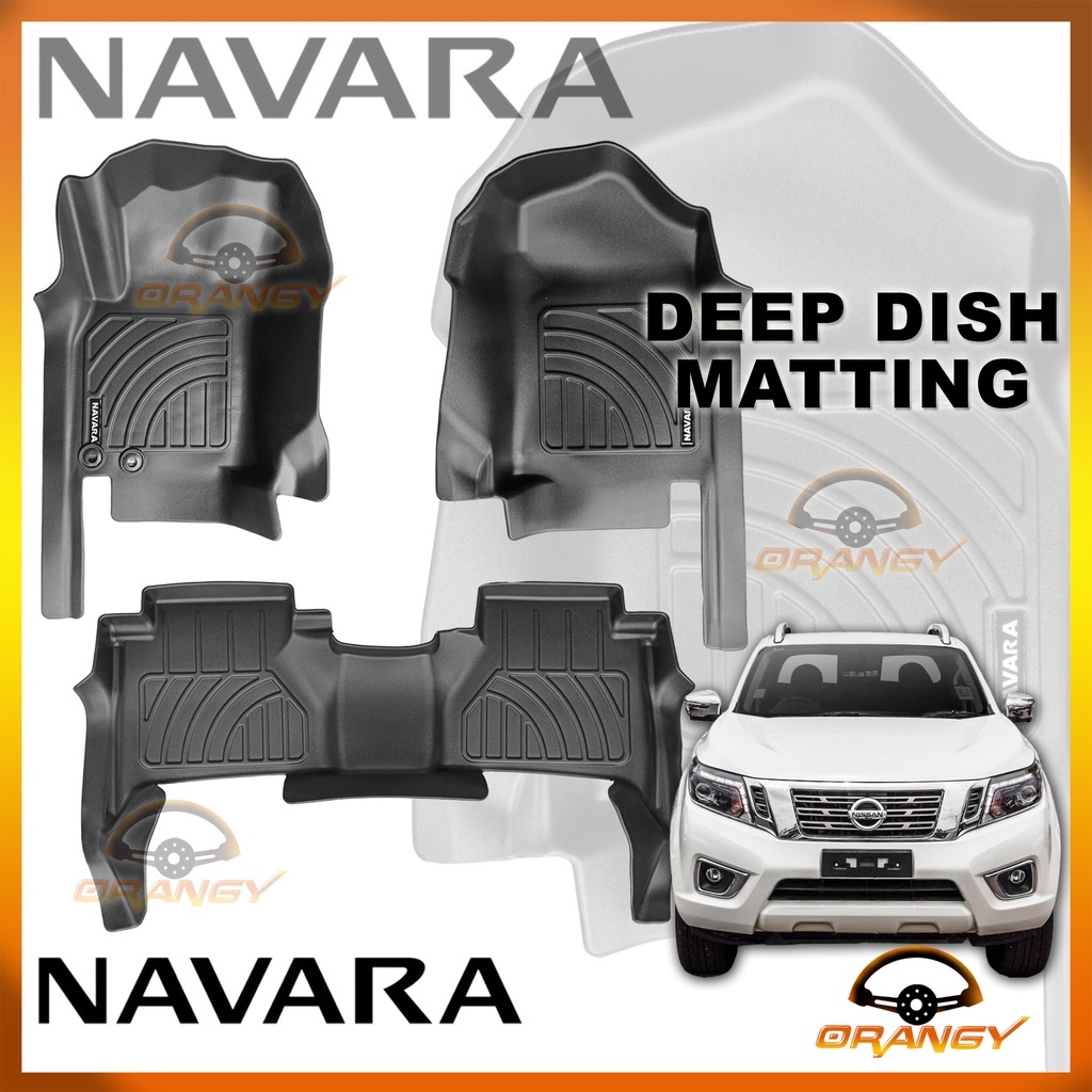 Nissan Navara 2016 to 2023 OEM TPE / 5D / EXCELLENT Deep Dish Matting ...