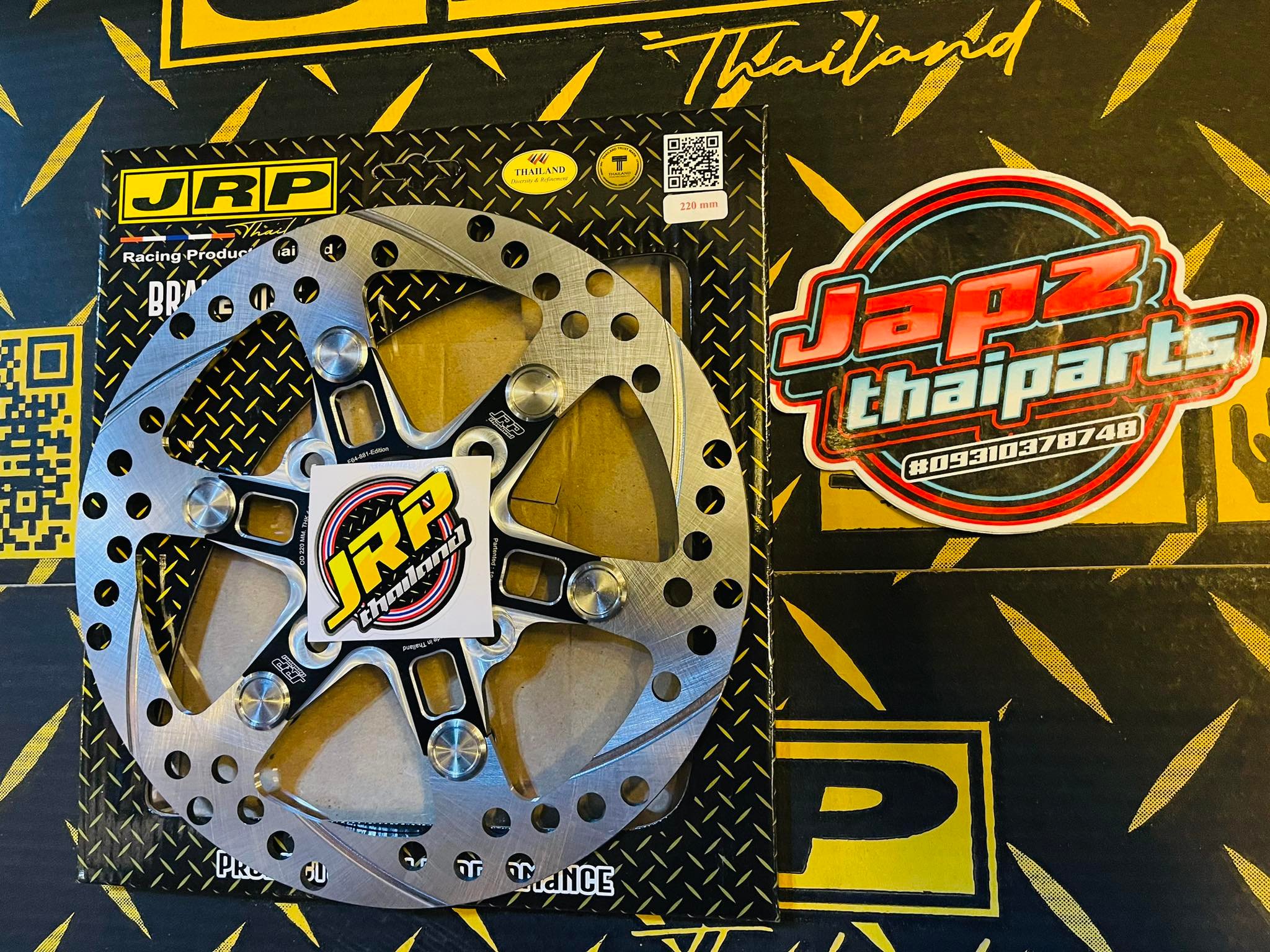 JRP CNC FLOATING DISC ROTOR V1 LIMITED EDITION with CNC DISC ADAPTOR ...