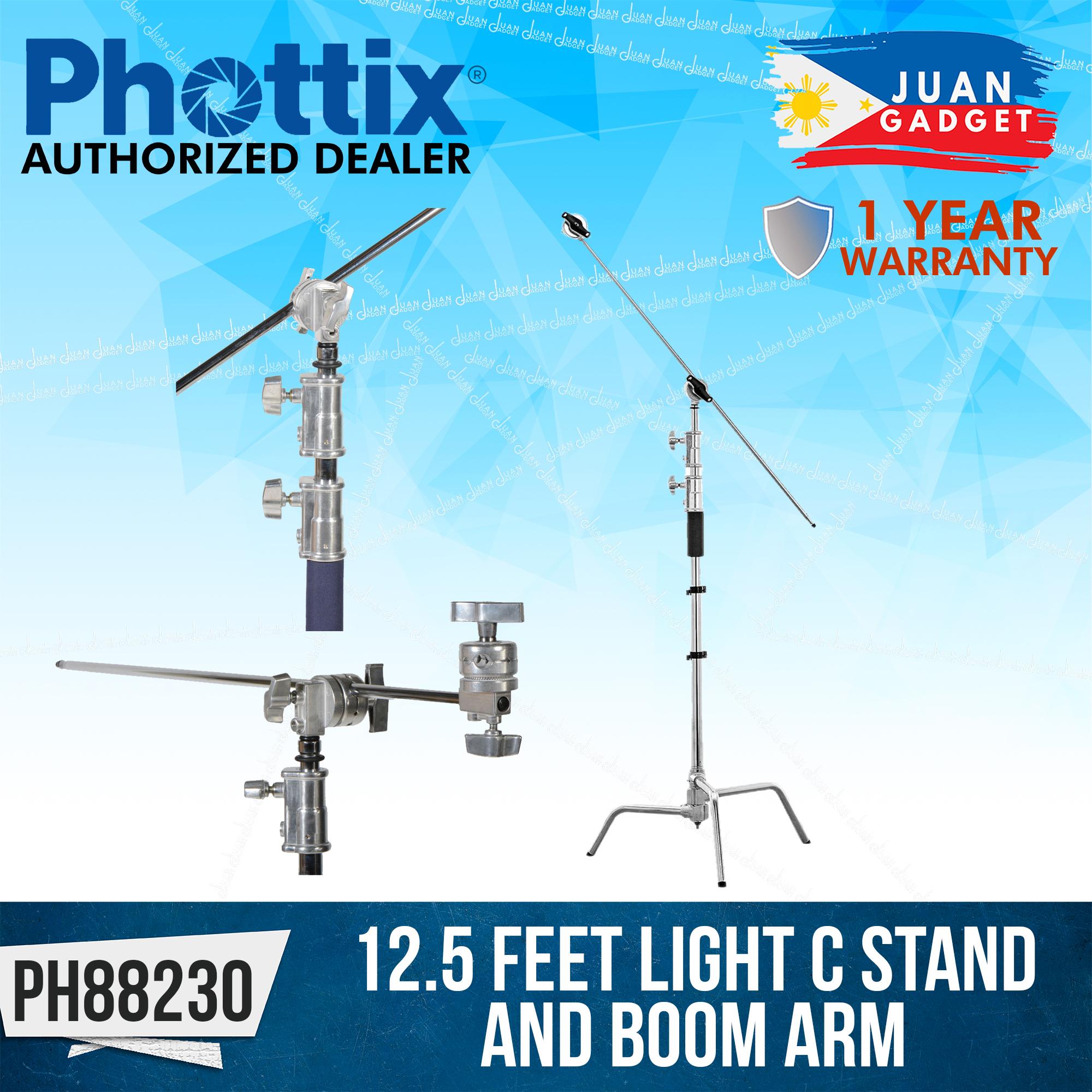 Phottix Professional Light C Stand and Boom Arm 380cm or 12.5 Feet | JG ...