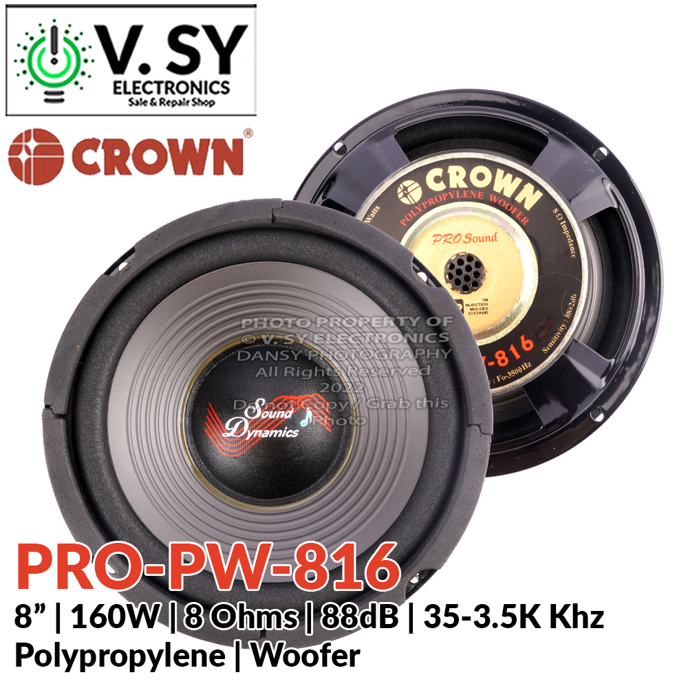 Hot Sale🔥 2022 ginal PW Series 0W 200W 8 Ohms 6 8 10 12 hes Polyprylene fer o Sod Speaker PW620 ...