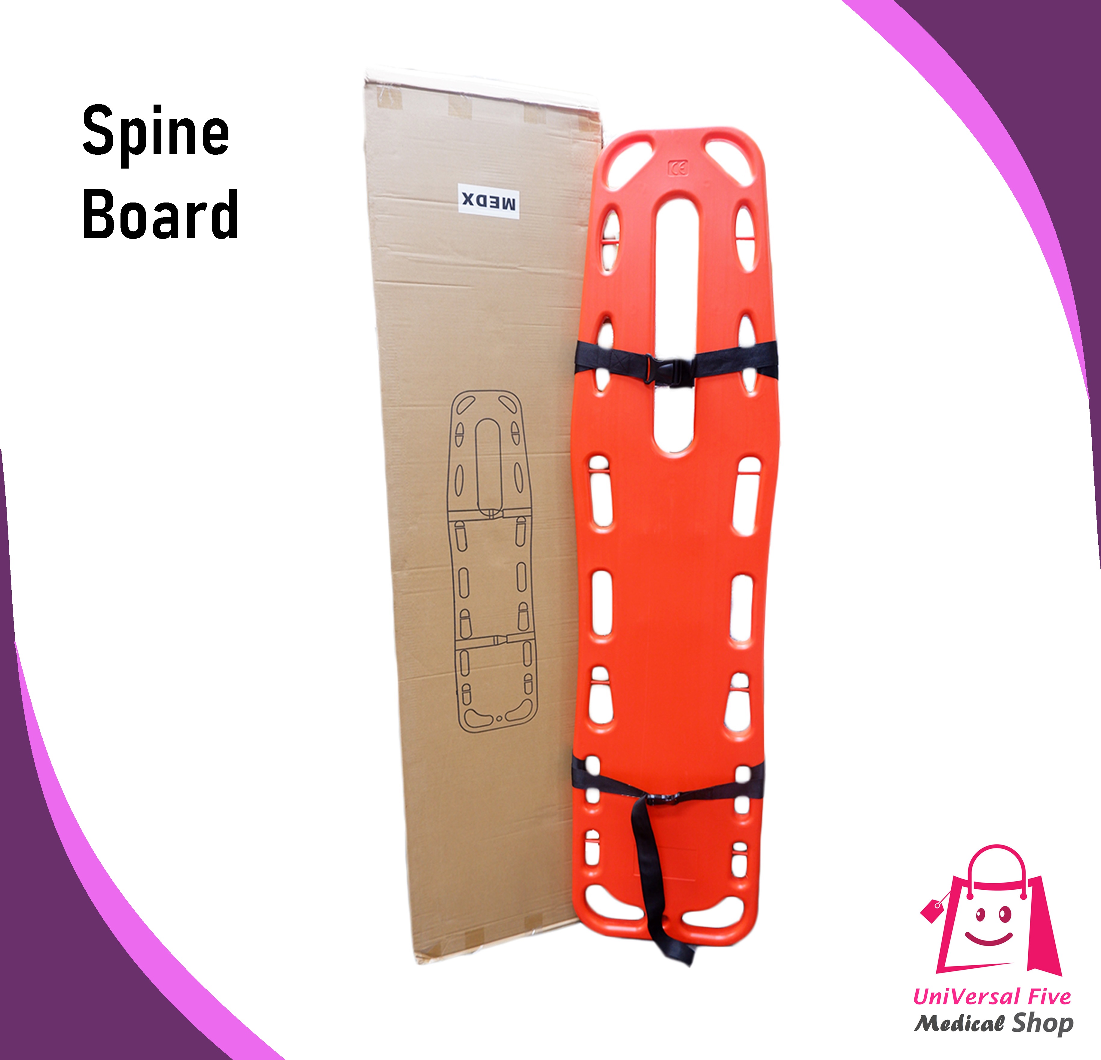 Spine Board with Strap Emergency Spine Board Spinal Board Medical Spine ...