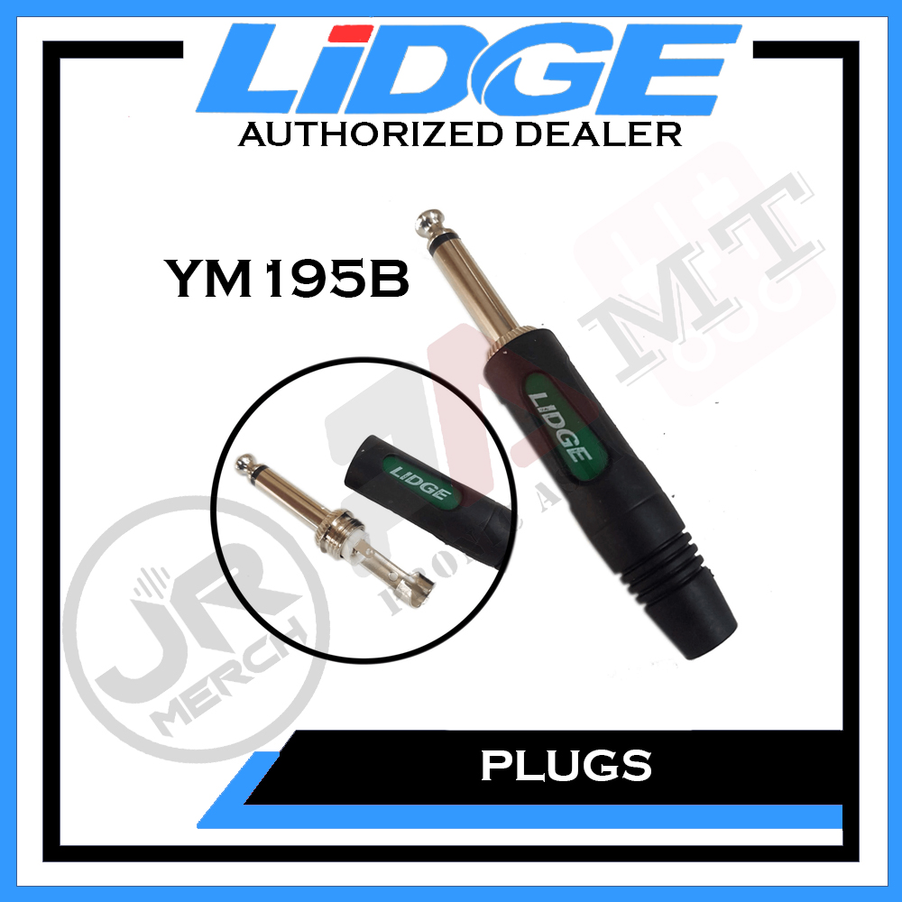 LIDGE PL55 Mono Black Connector Plug - YM195B | Lazada PH