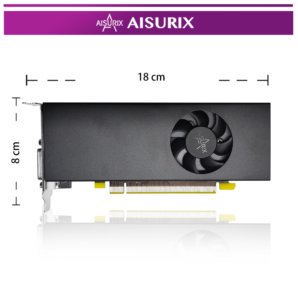 AISURIX RX550 4GB Graphics Card SFF Computer GPU Video Card Office ...