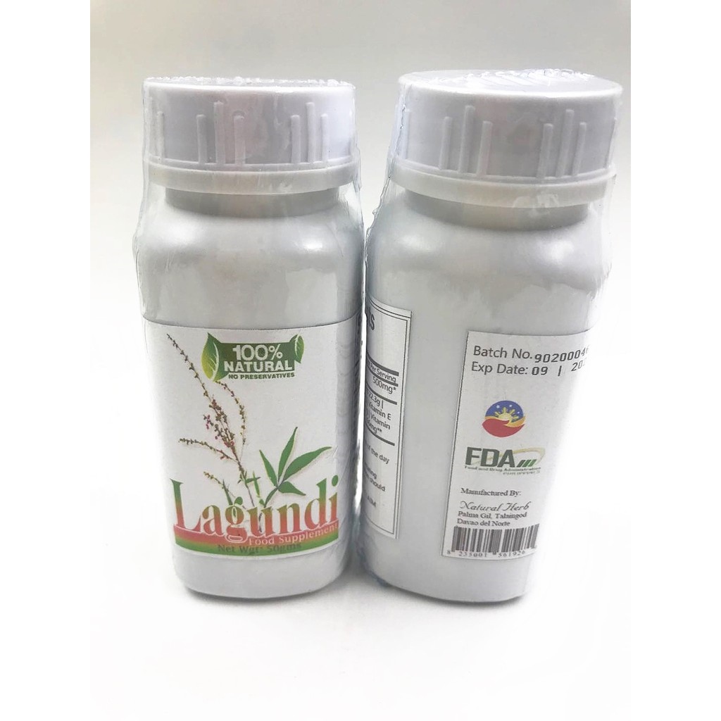 Lagundi Capsule 100 Capsules Natural Herb Food supplement | Lazada PH
